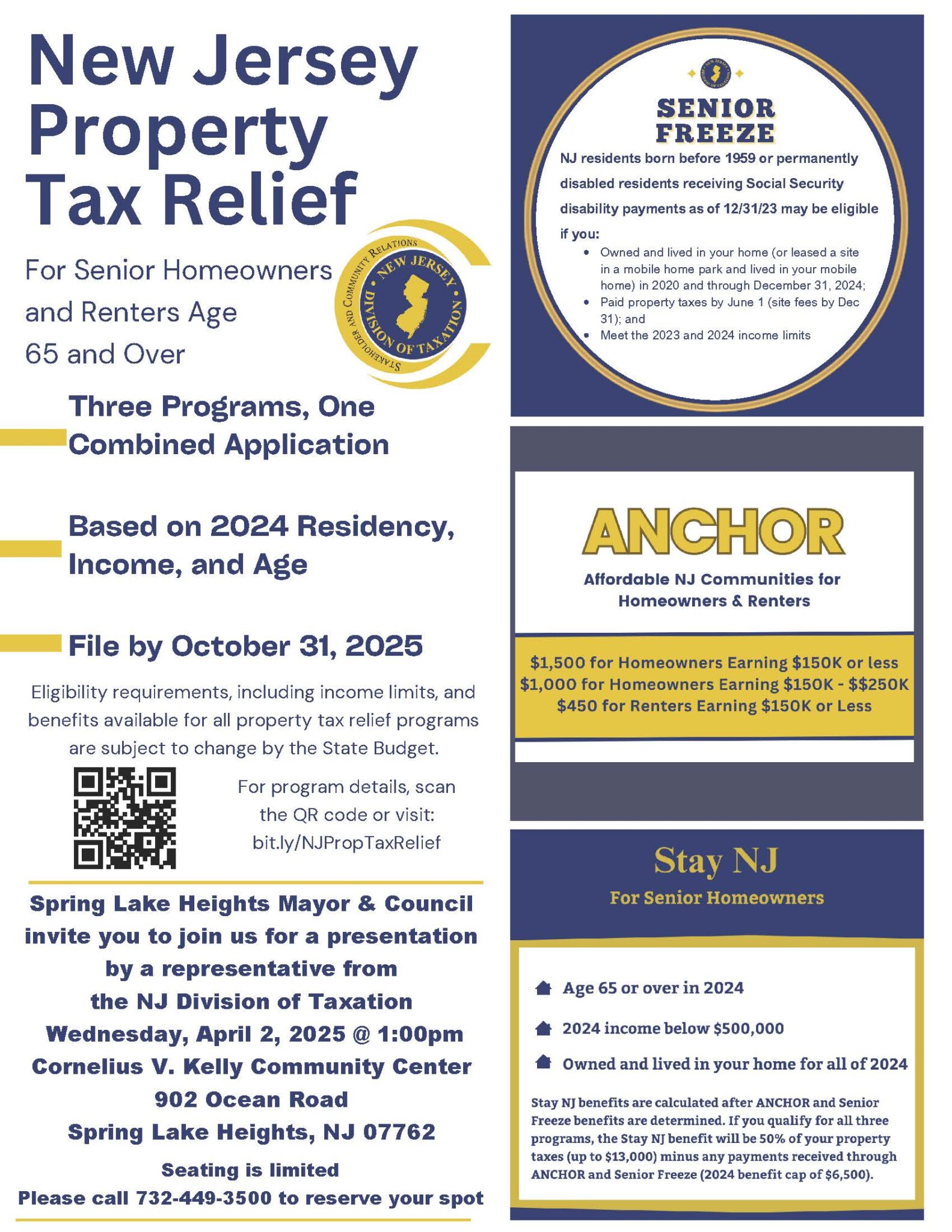 Events for May 2026 – Spring Lake Heights New Jersey